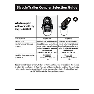 Instep Bicycle Trailer Coupler Attachment Schwinn Bike Trailers - 2 Pack|SA074