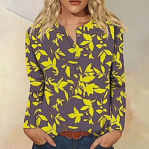 GIANTHONG Plus Size Tops for Women Off the shoulder tops for women Cotton Spandex Long Sleeve Women Long Sleeve Lace Top Womens Zip Front Sweatshirt Maternity Halloween Costumes（1-Yellow,XX-Large）