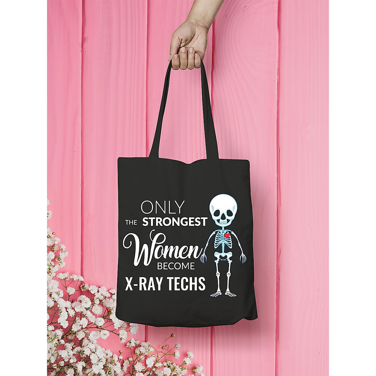 VAMSII X-ray Tech Gifts Bag Radiology Tote Bag Radiology Technician Gifts Rad Tech Gifts Radiologic Technologist Gifts Radiographer Gifts (Women X-ray Techs Tote)
