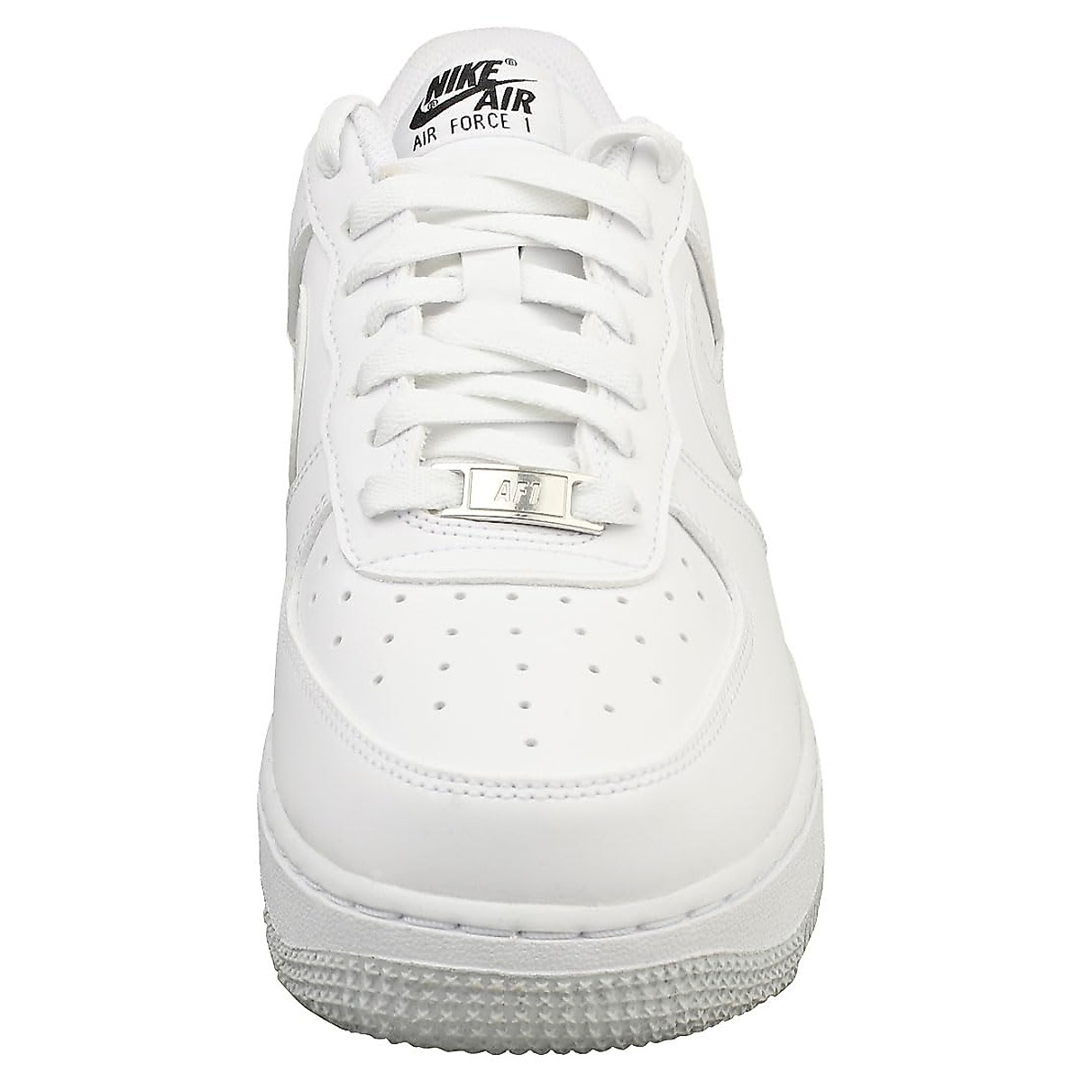 Nike Women's Low-Top Sneakers, White Black Metallic Silver, 7