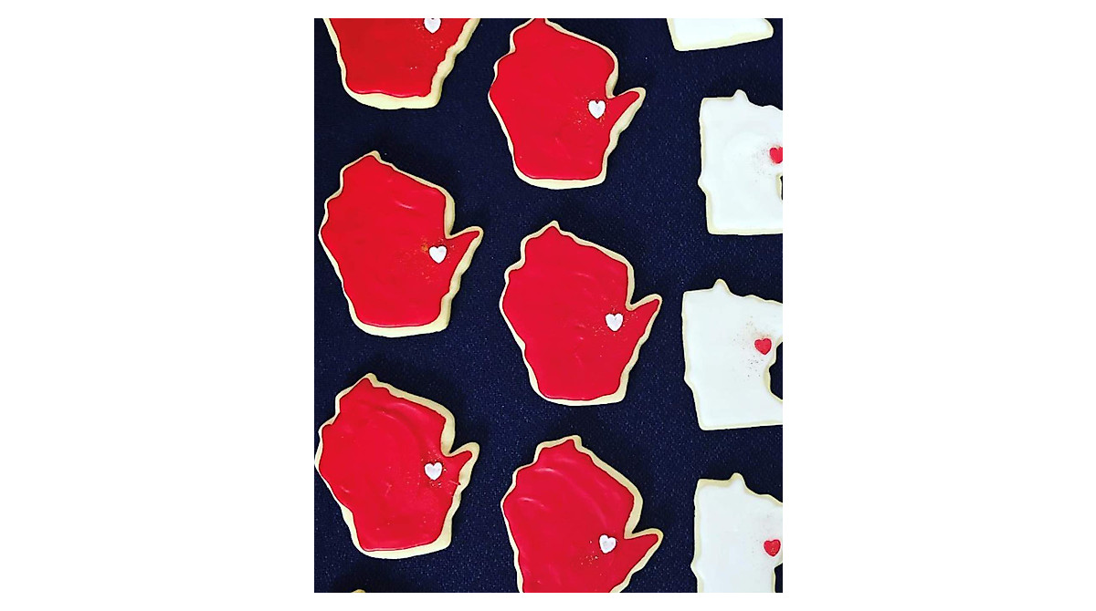 Wisconsin State Cookie Cutter - Made in USA by Ann Clark