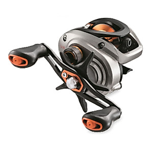 Daiwa, CA80 Casting Reel, 7.5:1 Gear Ratio, 9BB+1RB Bearings, 15 lb Max Drag, Right Hand-CA80HS, Silver