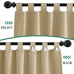 StangH Red Velvet Curtains & Outdoor Waterproof Blackout Curtains