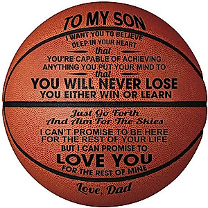 PRSTENLY to My Son Basketball, to My Son Leather Journal