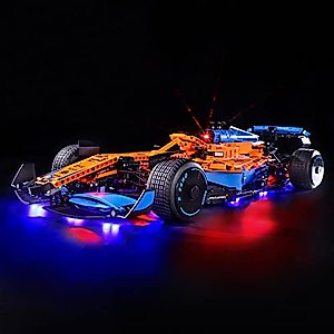 YEABRICKS LED Light Kit for Lego - Technic McLaren Formula 1 Race Car Building Blocks Model, LED Light Set Compatible with 42141(Lego Set NOT Included)