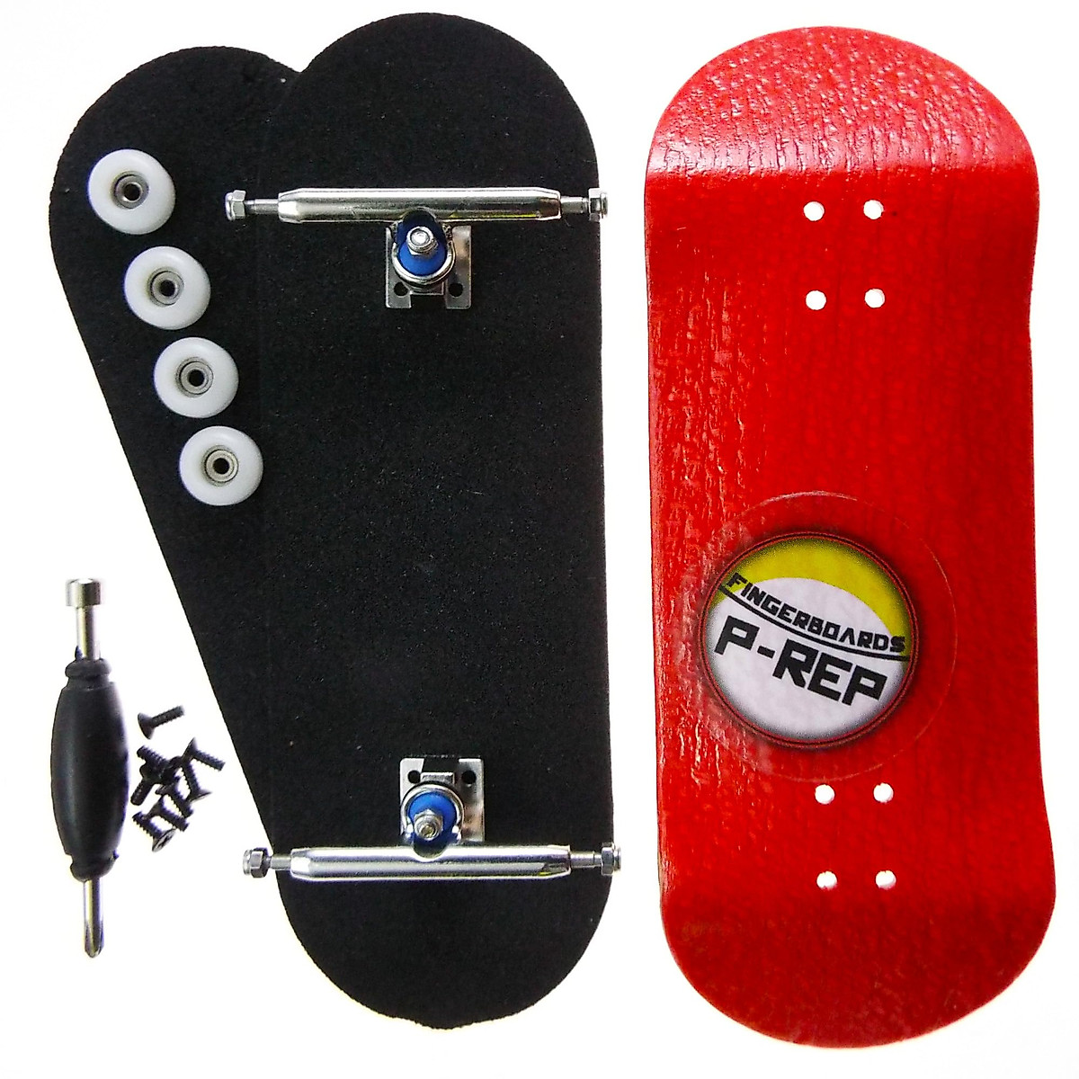 P-REP Standard Complete Wooden Fingerboard Red 34mm