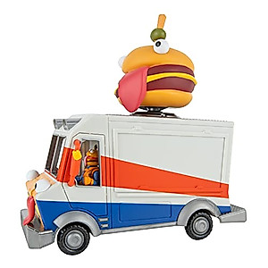 FORTNITE FNT1059 Durrr Burger Food Truck TRUCK-9-Inch Feature Vehicle with 2.5-Inch Articulated Beef Boss Figure