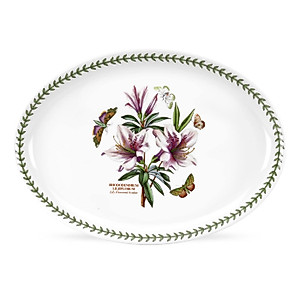 Portmeirion Botanic Garden Collection | 3 Piece Completer Set | 11-Inch Baking Dish, 3-Pint Casserole Dish, 15-Inch Oval Serving Dish | Made from Porcelain | Dishwasher and Oven Safe