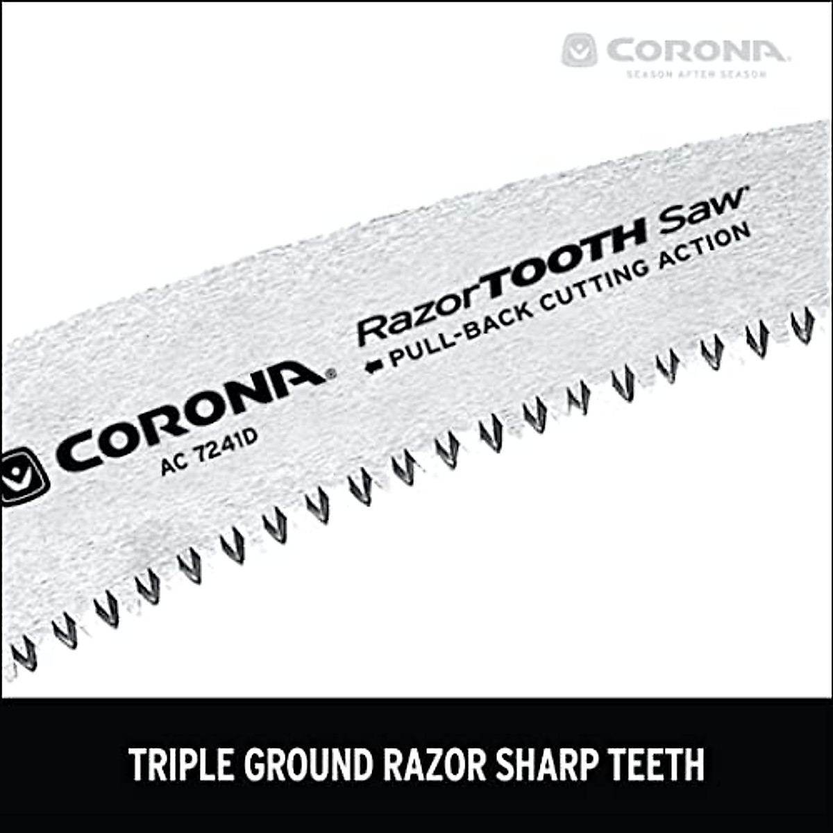 Corona AC 7241D Razor Tooth Tree Pruner Saw Blade for TP 6870, TP 6850, TP 6830, TP 6780, TP 6570 and AC9000 Steel 13 inches