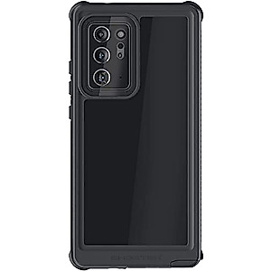 Ghostek NAUTICAL Note 20 Ultra Waterproof Case Full Body with Screen Protector Built-In Watertight Seal Wireless Charging Compatible Designed for 2020 Samsung Galaxy Note20 Ultra 5G (6.9 Inch) (Black)