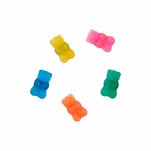 Crocs Jibbitz 5-Pack Food Shoe Charms | Jibbitz for Crocs, Candy Bear, Small
