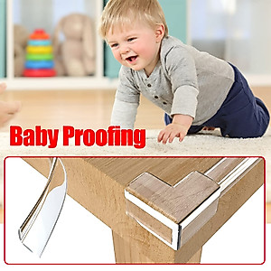 Edge Protector Strips,Soft Non Marking Baby Proofing Edge Guards - Protective Table Bumper Furniture Edge Protectors for Baby Child Safety Kumprohu