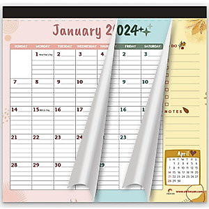Fridge Calendar 2024 2025 by StriveZen, Magnetic, Monthly 10x10 Inch, Academic, Refrigerator, Desktop, Gift, Teacher Family Busy Mom Office, January 2024- December 2025