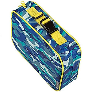 Bentology Lunch Box for Boys - Kids Insulated, Durable Lunchbox Tote Bag Fits Bento Boxes, Nesting Containers w/Lids & Bottles, Back to School Lunch Sleeve Keeps Food Hotter or Colder Longer, Camo