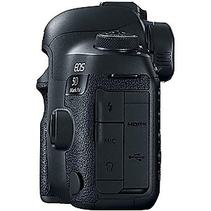 Canon EOS 5D Mark IV DSLR Camera (Body Only) (1483C002), 64GB Memory Card, Case, Corel Photo Software, 2 x LPE6 Battery, Charger, Card Reader, LED Light, HDMI Cable + More (Renewed)