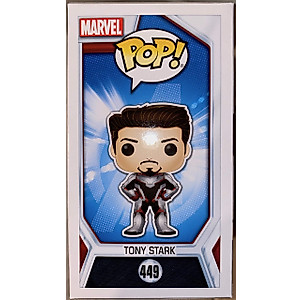 Funko Pop Avengers Endgame Tony Stark Iron Man Glow in the Dark Action Figure Red and Gold
