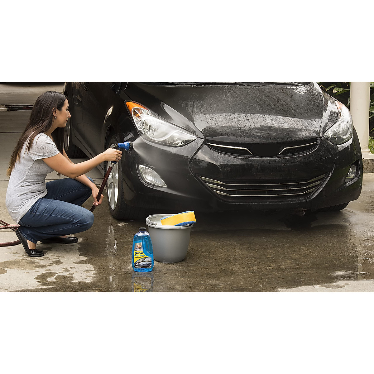 Rain-X 620034 - 48 fl oz - Deep Cleaning, High Foaming Soap Provides Spot Free Shine with No Towel Or Hand Drying Needed, Better Than Any Other Traditional Car Wash Cleaner