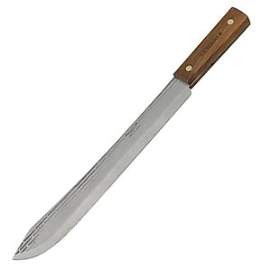 Ontario 7113 7-14" Butcher Knife, Oak Brown