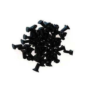8-32 x 1/2" Phillips Counter Sunk Machine Screw 100 Pack Black Oxide