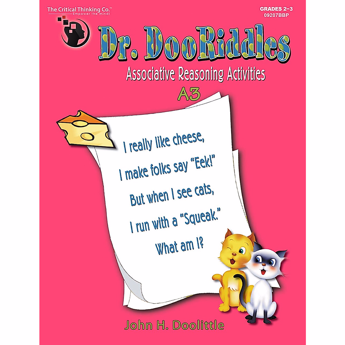 Dr. DooRiddles A3 Workbook - Associative Reasoning Activities (Grades 2-3)