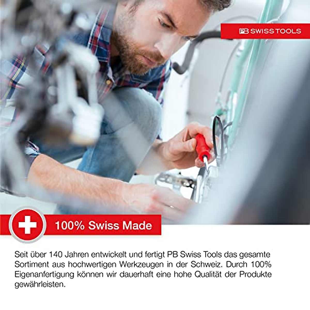 PB Swiss Tools Twister - ratcheting screwdriver for 1/4" PrecisionBits with 30mm blade