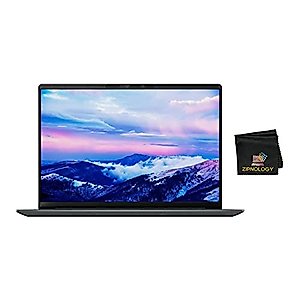 Lenovo IdeaPad 5 Pro 16" (16IHU6) Laptop IPS (2560 x 1600) 100% sRGB, Intel Core i5-11300H, NVIDIA GeForce MX450, 8GB RAM, 512GB SSD, Thunderbolt 4, Wi-Fi 6, Windows 11 Home + Zipnology Cloth -New