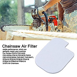 10Pcs Cotton Air Filter, High Accuracy Replacement Chainsaws Air Filter, for Poulan P3314 P3314WS P3314WSA P3416