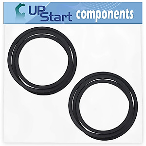 UpStart Components 2-Pack 539110411 Ground Drive Belt Replacement for Husqvarna RZ4623 Ride On Mower - Compatible with 110411 Belt