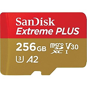 SanDisk microSDXC Extreme Plus 256GB (A2/ V30/ U3/ R170/ W90)