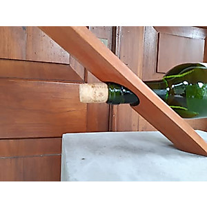 Wine Bottle Balancer/ Holder - Magic Bat - Unique Decorative Cricket Bat Design for Tabletop Display in Home, Kitchen, or Bar