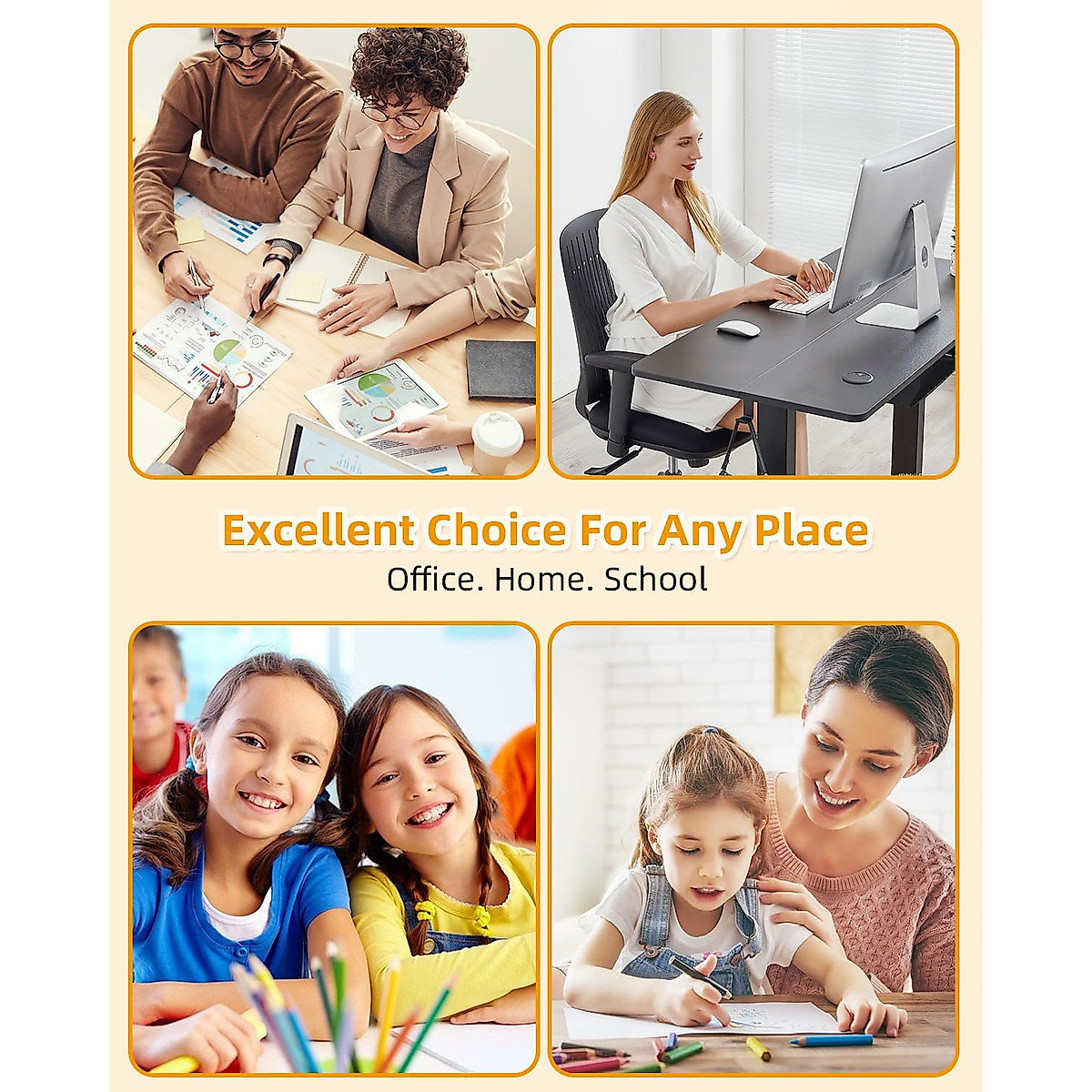 206X Toner Cartridges 4 Pack High Yield (with Chip) Compatible Replacement for HP 206X W2110X 206A W2110A Set Work with HP Color Laserjet Pro MFP M283fdw M283cdw M255dw M283 M255 Printer