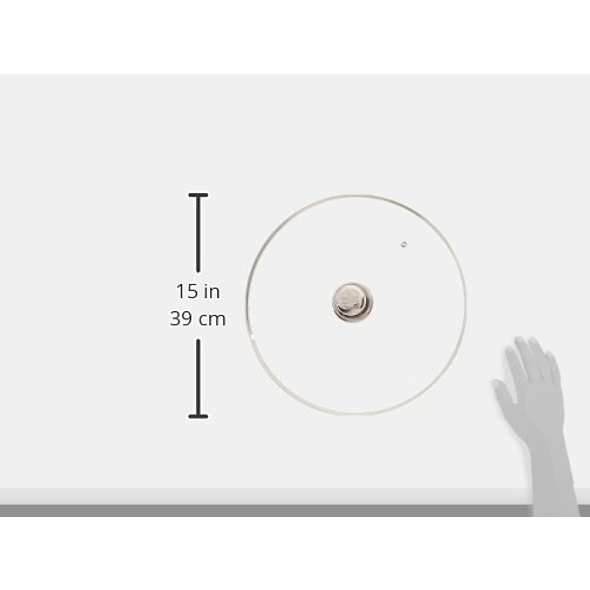 Uniware Aluminum Heavy Gauge Caldero Dutch Oven With Glass Lid, Silver, 15 quart