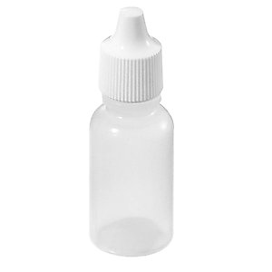 AKOAK 12 Pcs 15ml Plastic Squeezable Eye Liquid Dropper Bottles with Childproof Cap