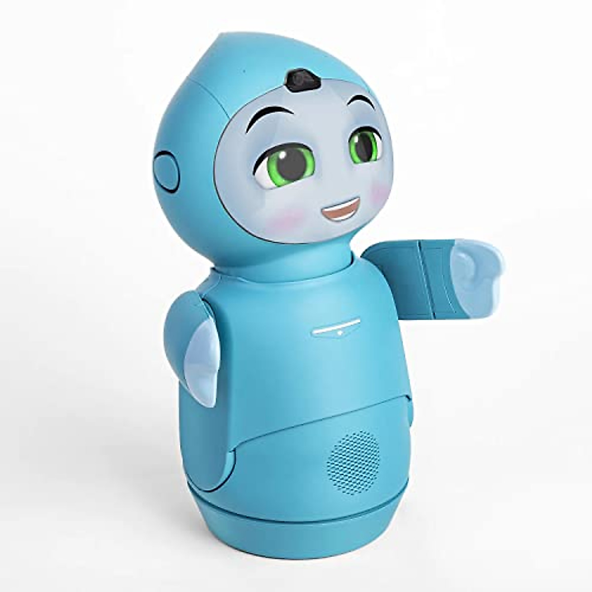 Moxie Robot, Conversational Learning Robot for Kids 5-10, GPT-Powered AI Technology, Increases Social Confidence, Articulating Arms & Emotion-Responsive Camera, Birthday Gift Boys and Girls
