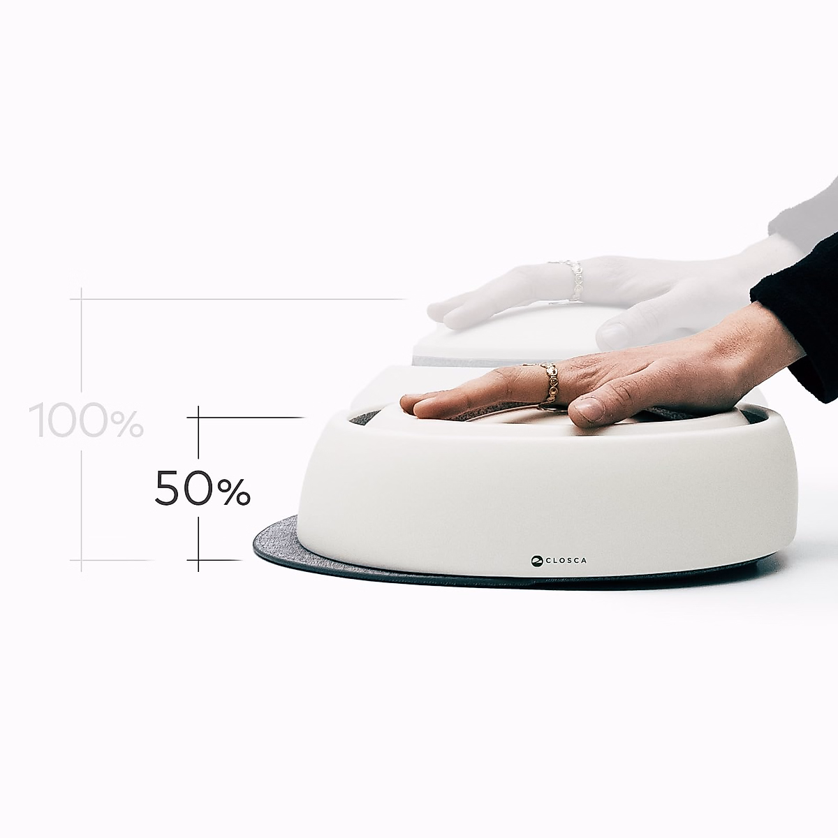 CLOSCA. Folding Helmet. Helmet with Visor. Adult Bicycle Helmet. Bike Helmet and Electric Scooter Helmet. Commuter Helmet. Collapsible Helmet. Helmet for Women and Helmet for Men. (White,L)