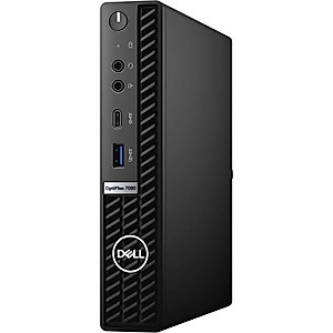 Dell OptiPlex 7080 XE MFF Mini Desktop (Intel i5-10500T 6-Core, 16GB RAM, 512GB PCIe SSD, Intel UHD, WiFi 6, Bluetooth 5.1, RJ-45, HDMI, USB 3.2, USB 3.1, Display Port, Win 11 Pro) (Renewed)