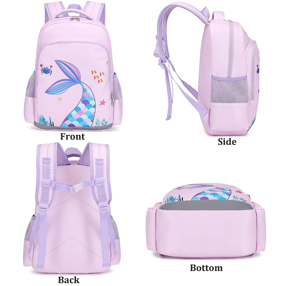 DSIUE Preschool Backpacks for Boys, Kids Backpack with Lunch Box Toddler Kindergarten School Bookbag Set