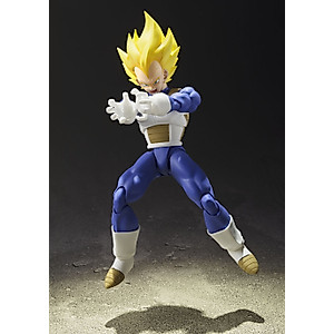 Bandai Tamashii Nations S.H. Figuarts Super Saiyan Vegeta (Cell Saga) "Dragon Ball Z" Action Figure