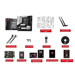 MSI MAG B660M Mortar WiFi DDR4 Gaming Motherboard (mATX, 12th Gen Intel Core, LGA 1700 Socket, DDR4, PCIe 4, 2.5G LAN, M.2 Slots, Wi-Fi 6)