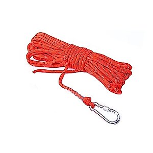 NorthPada 6 mm 32 FT 10 Meter Floating Rope Anchor Mooring Rope Boat Rope Marine Rope Dock Lines Kayak Canoe Tow Throw Line Reflective Orange
