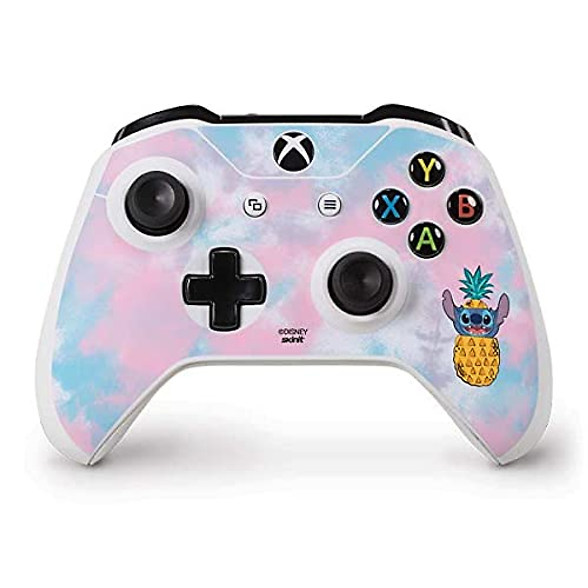 Skinit Decal Gaming Skin Compatible with Xbox One S Controller - Officially Licensed Disney Lilo and Stitch Pineapple Stitch Design
