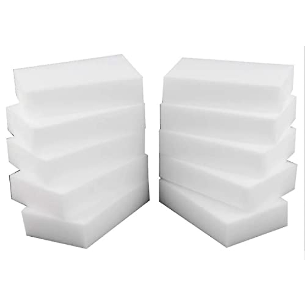 MinnYaso Magic Sponge Cleaning Eraser 3.94" x 2.36" x 0.79" | Multi-Purpose Household Cleaning | Magic Sponge Cleaning Eraser for Kitchen, Bathroom, Sink, Doors, Floors, Baseboard, Walls | 50 Pack