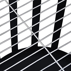 Firepit Grill Rack,Fire Pits for Outside,Bonfire Steel Fire Pit,Small Outdoor Fire Pit,Garden Fire Pit Basket, with BBQ Grill Steel 19"