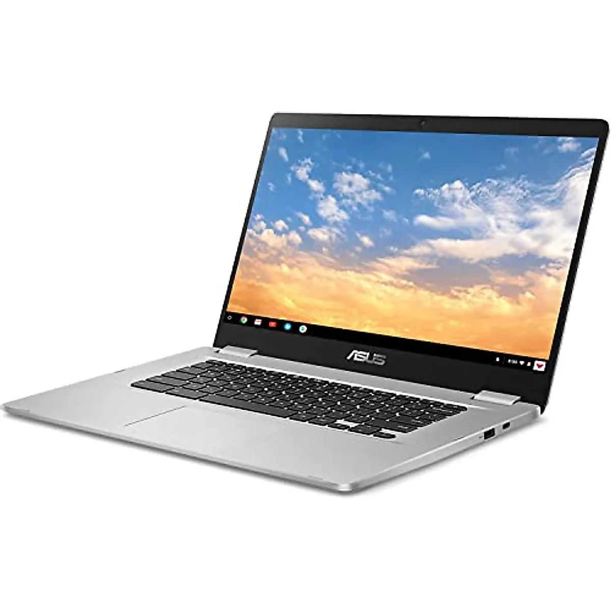 ASUS 15 Slim Chrome OS Laptop Intel Processor up to 2.4GHz 15.6in Full HD NanoEdge-Display with 180 Degree-Hinge 4GB DDR4 64GB Storage WiFi + BT (C523 – Renewed)