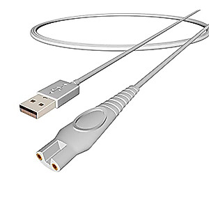 Legs Hair Remover Charger Cord for Flawless Legs Charger Cord Replacement - 5V Removal Charger Cable fit Finishing Touch Flawless Legs Shaver Charging Cord - Power Cord for Flawless Trimmer plug