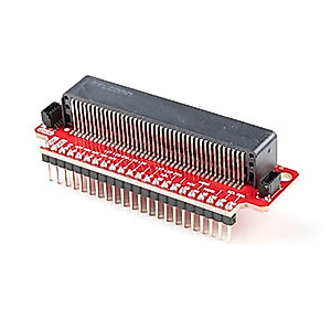 SparkFun Qwiic Compatible with Micro:bit Breakout (with Headers)- Expands The Capabilities Compatible with Micro:bit- Fits Edge Connector- Broken Out 21 GPIO pins to Mail headers- 2X Qwiic Connectors