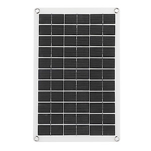 Solar Panel, Portable Solar Cell Panel 100W Monocrystalline 12/24V USB Output for Car Trailers Yacht, High Conversion Rate of 23%-24%