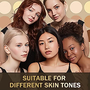 LAVONE Eyebrow Stamp Pencil Kit for Eyebrows Makeup, with Waterproof Eyebrow Pencil, Eyeliner, Eyebrow Pomade, and Dual-ended Eyebrow Brush - Dark Brown