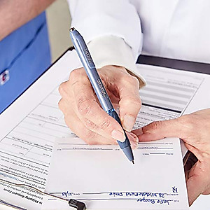 SHARPIE S-Gel, Gel Pens, Medium Point (0.7mm), Pearl White Body, Black Gel Ink Pens, 4 Count