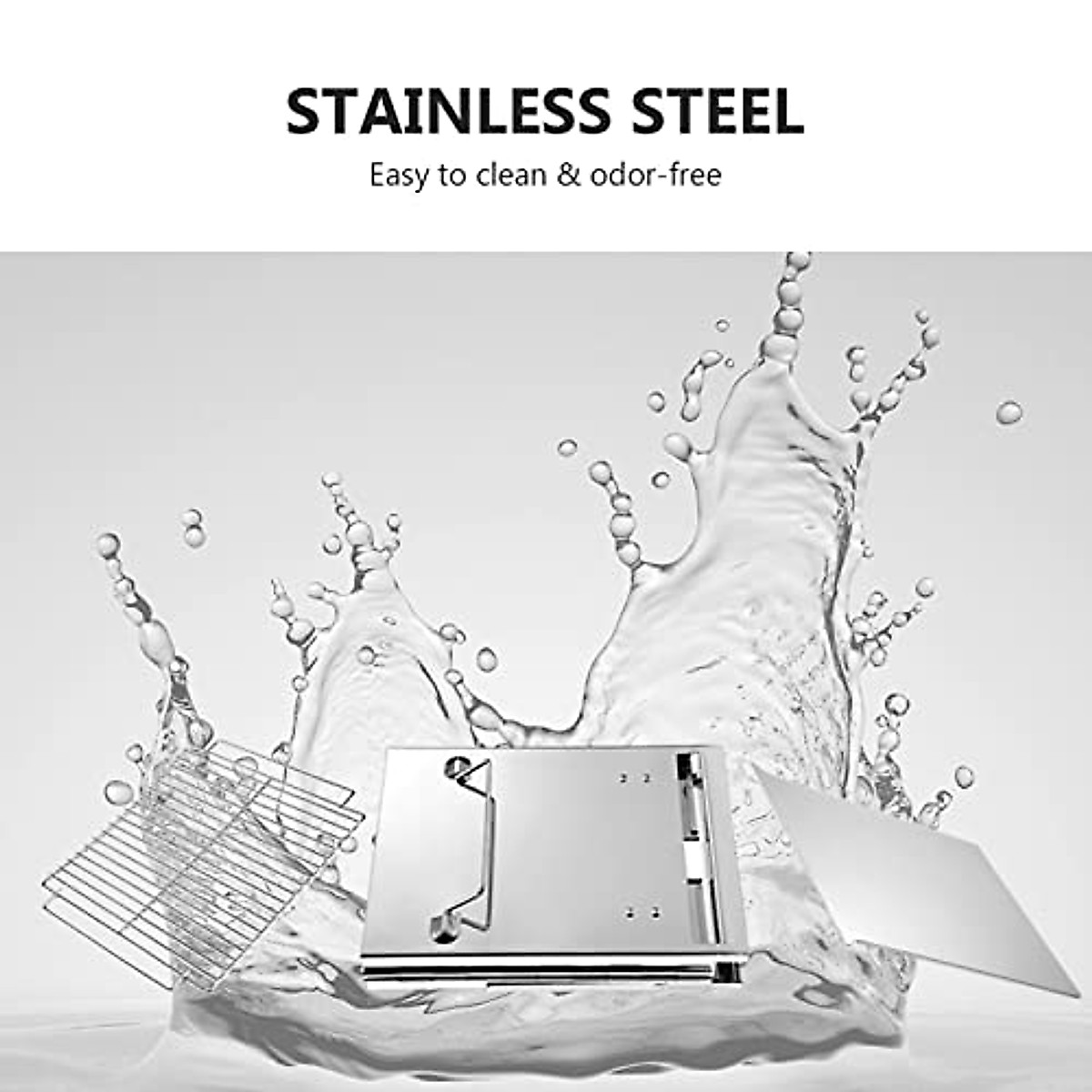 MengK Wood Stove Stainless Steel Foldable Mini Charcoal Grill Lightweight Barbecue Grill for Camping Garden Outdoor Picnic